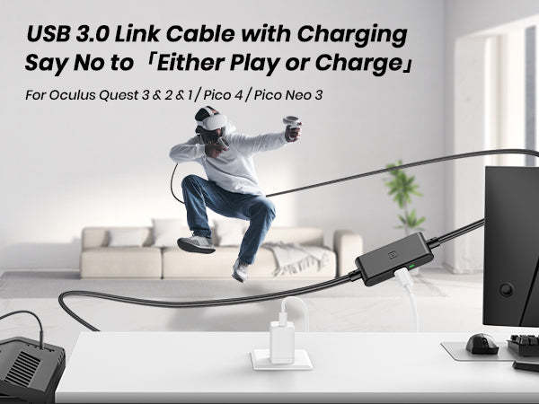 Oculus link charging store